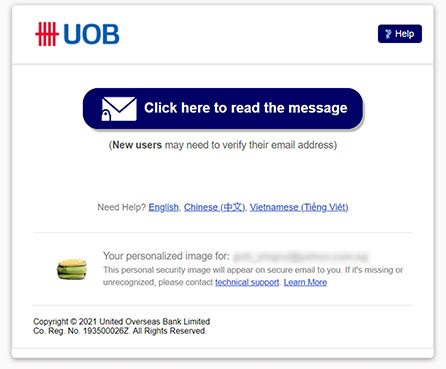 UOB: Introducing Secure Email